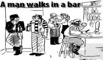 Repository of bar jokes